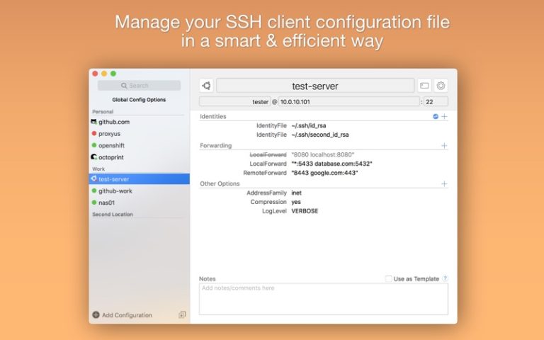 SSH配置编辑器工具 Config Editor Pro for Mac 2.6.3免注册版-