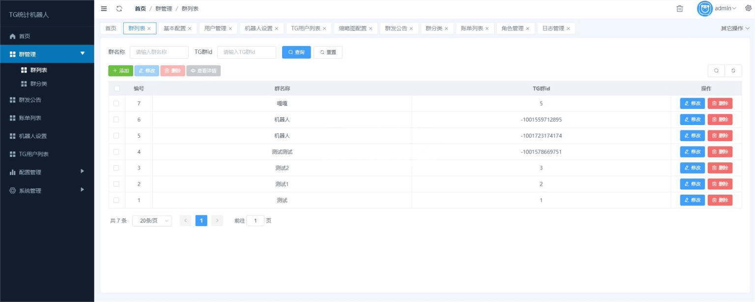电报TG统计机器人源码搭建与使用教程